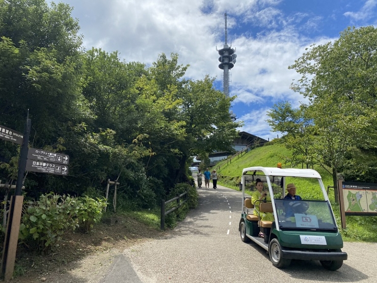 【静岡・日本平夢テラス】11月3日に開館5周年! アクセスが断然楽になる「電動カート」 - テレしずWasabee わさびー